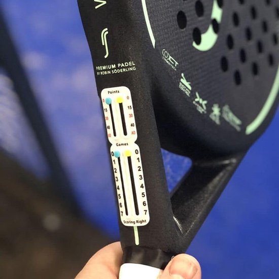 Scoring Right Scorebord - Padel & Tennis score teller - Plakbaar - 1,9 ...