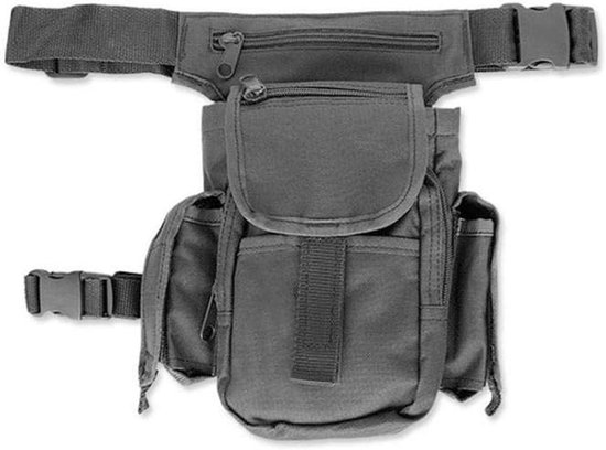Multi Pack 1000 D NYL Zwart - Multifunctionele Tas voor Heup, Been en ...