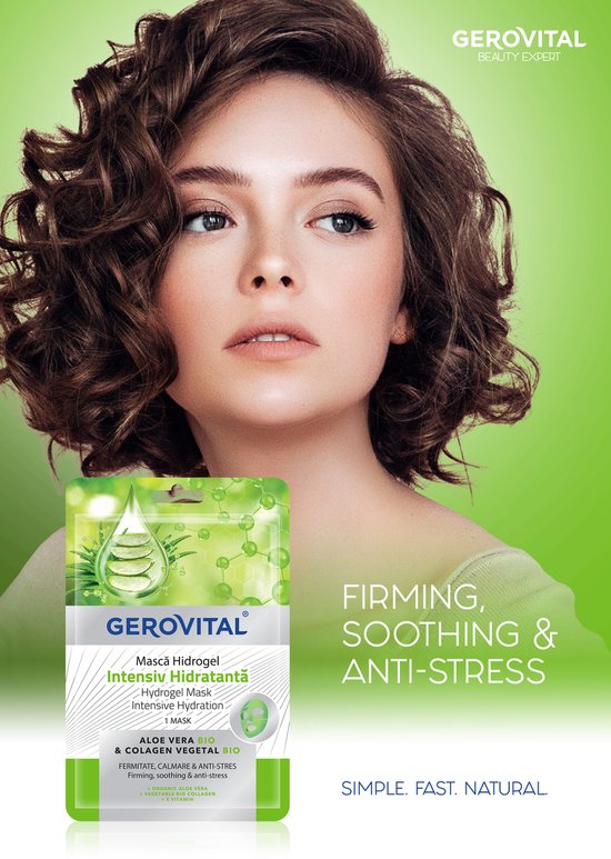 Gerovital Gezichtsmasker - giftSet van 3 hydrogelmaskers - | bol