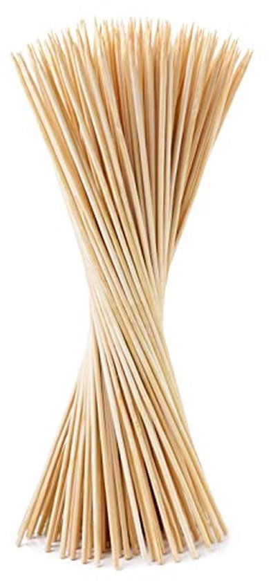 Houten Spiesen 100 stuks - Bamboestokjes voor Grillen, Snacks en ...