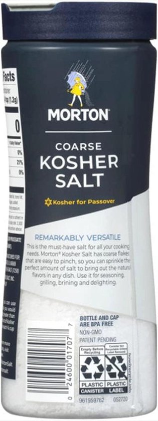 Grof koosjer zout voor koken en seasoning | bol
