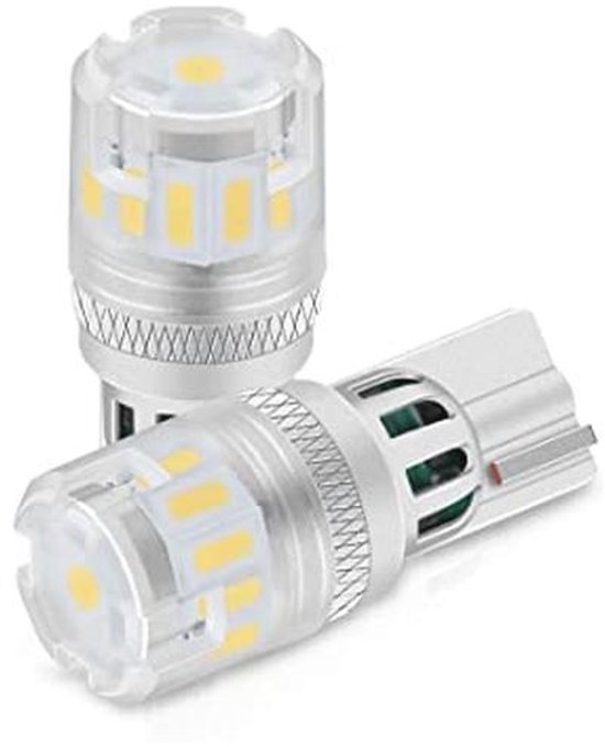 T10 W5W LED Lamp 6000K 12V - 2 Stuks | bol