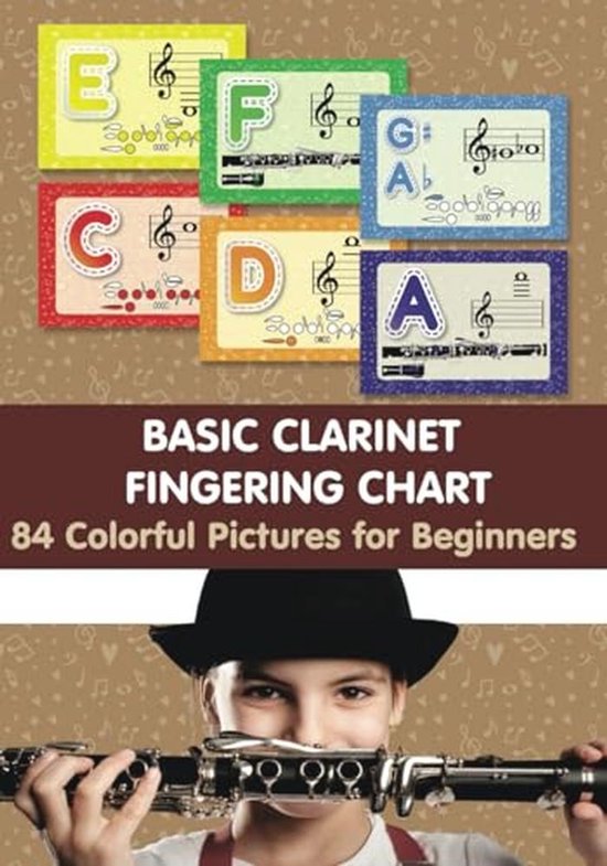 Clarinet Fingering Chart for Beginners: 84 Colorful Diagrams | bol
