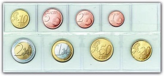 Set van 10 Muntcassettes voor Euro Munten 1 Cent tot 2 Euro | bol