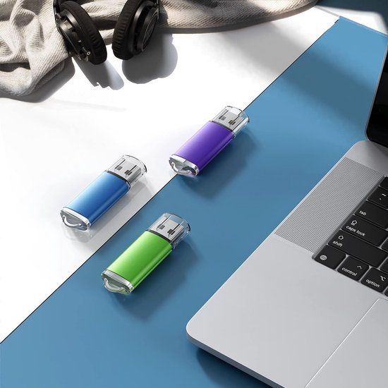 3 Stuks USB Sticks 32GB Set - USB 2.0 Geheugenstick Flash Drives ...