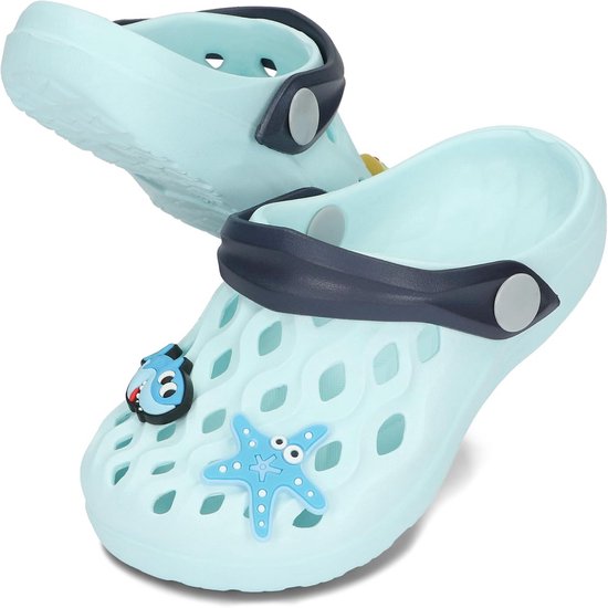 Lichte EVA Klompen voor Kinderen met Schoenpin - Ademende Tuinschoenen ...