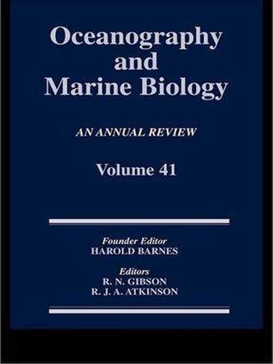 Oceanography and Marine Biology - An Annual Review - Oceanography and ...