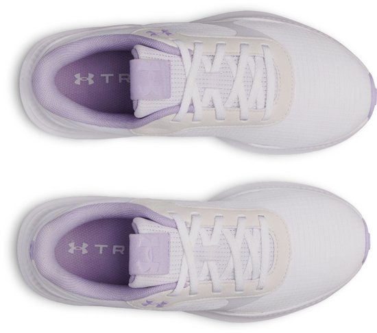 Under Armour UA W Aurora 3-WHT Dames Sportschoenen - Wit - Paars Crest ...