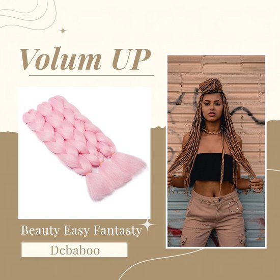 Synthetisch Vlechthaar Jumbo Braids 3 Stuks Ombre Kunsthaar 61cm | bol