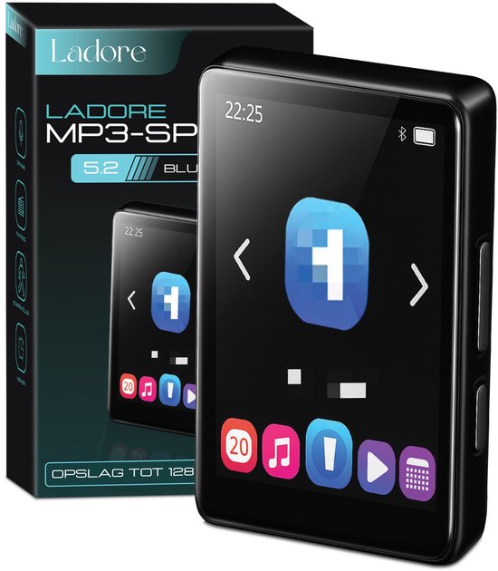 Ladore® MP3 / MP4 Speler - Voice Recorder - Dicteerfunctie - Ingebouwde ...