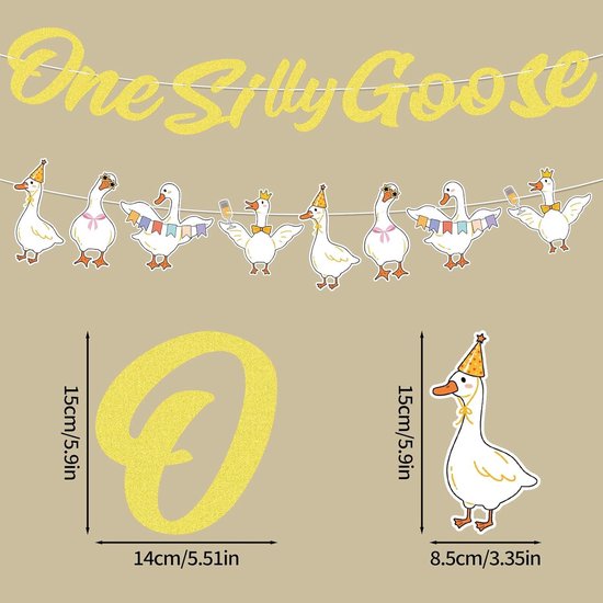 Silly Goose Banner voor Boerderijdieren Thema Feest met Boerderijdieren ...
