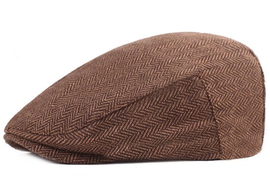 Herringbone baret, heren baseballpet, pet met Britse voorkant, pet voor ...