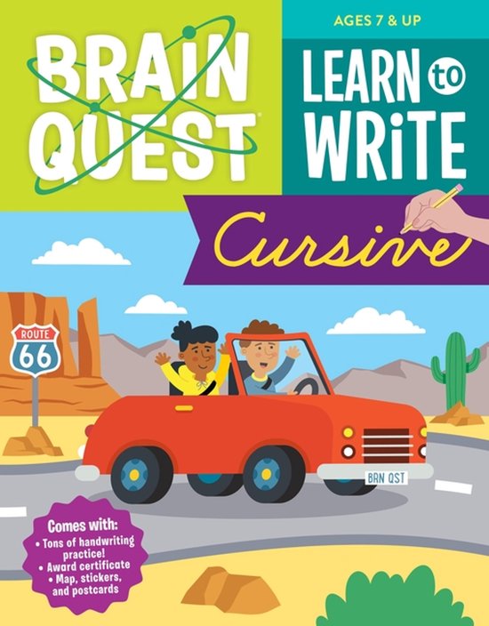 Brain Quest Learn to Write Cursive | 9781523532162 | Livres | bol