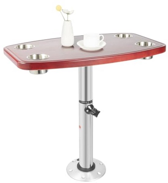 Inklapbare boottafel met bekerhouders, telescopisch, voor boot en ...