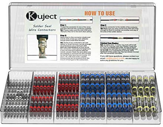 200 Stuks Waterdichte Soldeer Verbinding Draad Connector Set - Voor ...