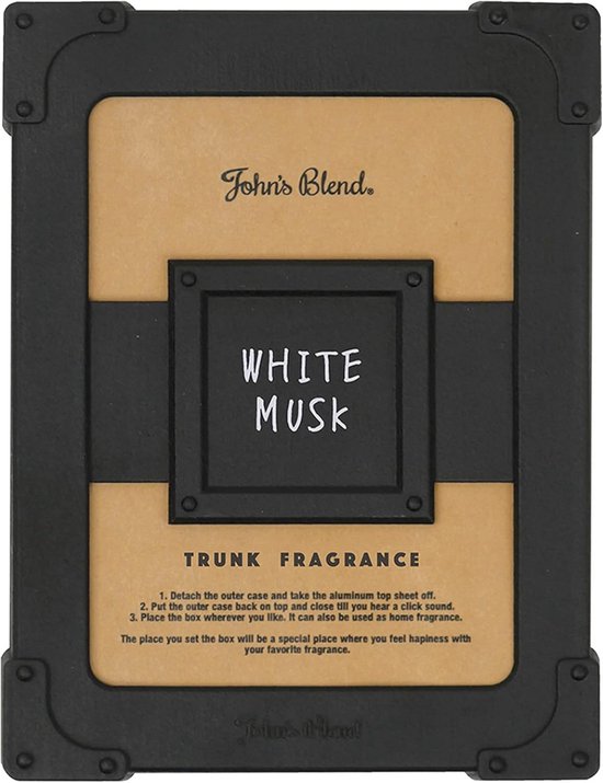 Luxe Auto Luchtverfrisser Stand 175g - Zachte Witte Muskus Geur | bol