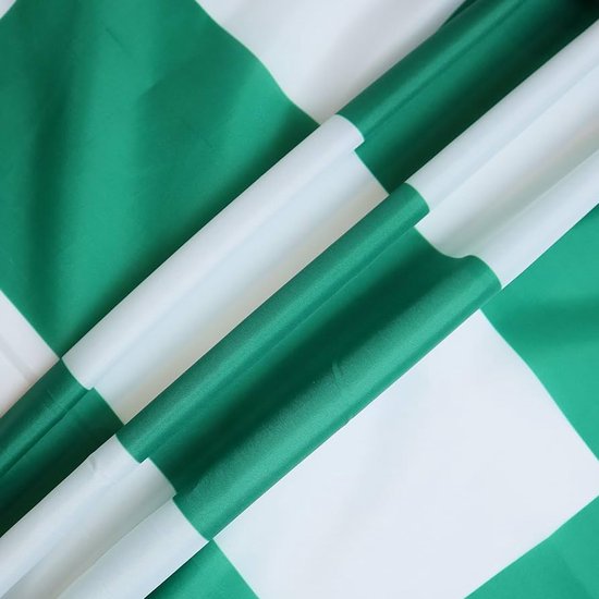 Groene en Witte Vlag - 3x5 Ft - Racing Banner | bol