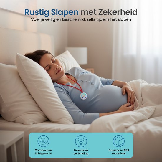 Gologi Persoonlijke alarmknop - Voor ouderen - Melding via app - Werkt ...