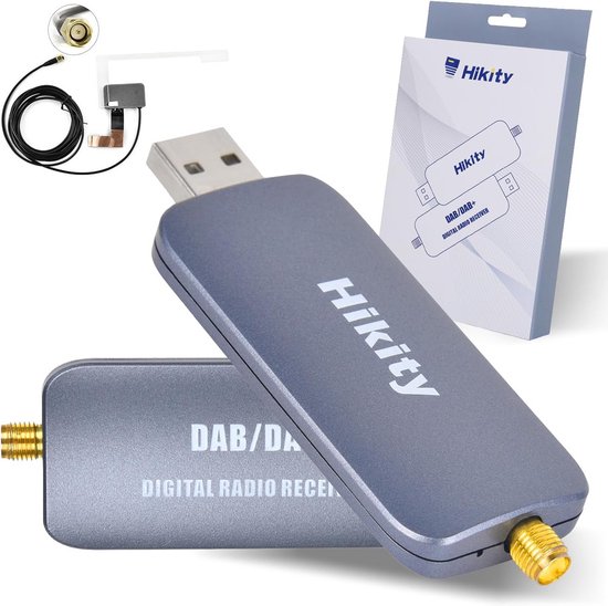 DAB/DAB+ Digitale Radio Ontvanger USB Dongle met Antenne voor Android ...