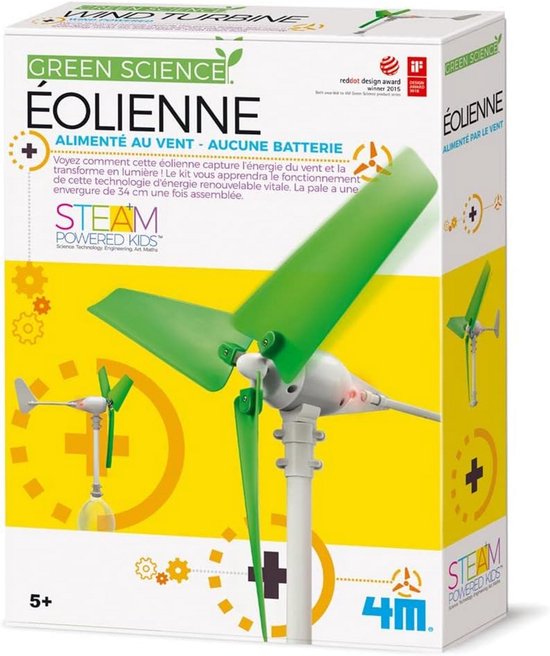 Bouwpakket Windmolen met LED - Leerzaam Wetenschap Experiment voor ...