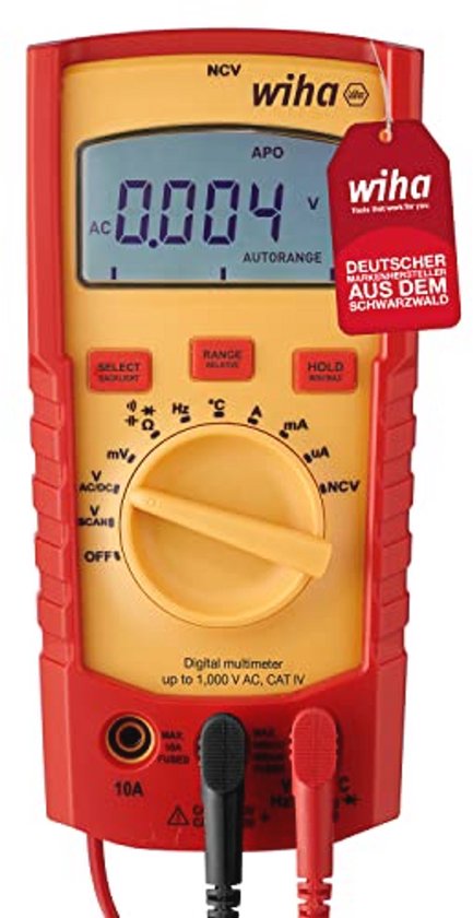 Digitale multimeter tot 1000 VAC/VDC - CAT IV | bol