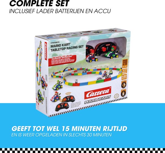 Carrera RC voertuig Auto - Mini Mario Kart - Tabletop Racing Set ...