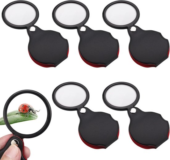Mini Vergrootglas 10x Versterking - Opvouwbaar en Draagbaar ...