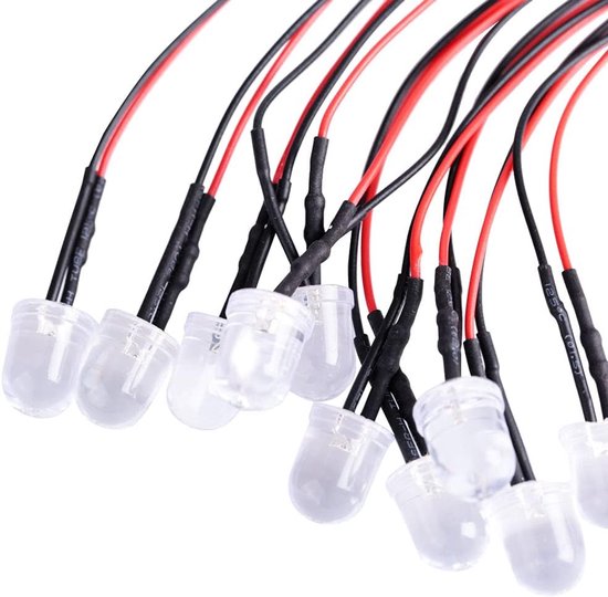 Light Emitting Diode - 10 12V 10mm Pre-Wired Constant LED Lamp - Super ...