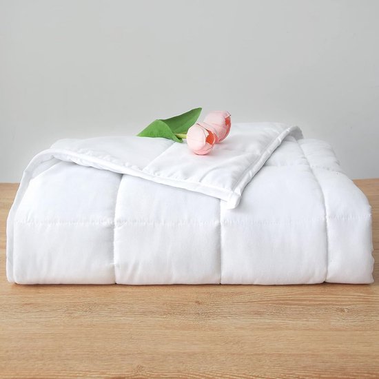 Gewogen Deken 15 lbs Twin Size Wit - Comfortabel en Gezellig voor ...