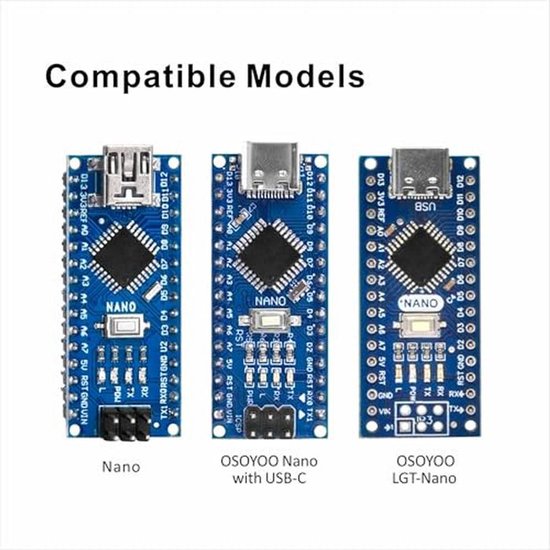 Nano IO Shield Breakout Board voor Arduino Nano met GPIO Status LED en ...