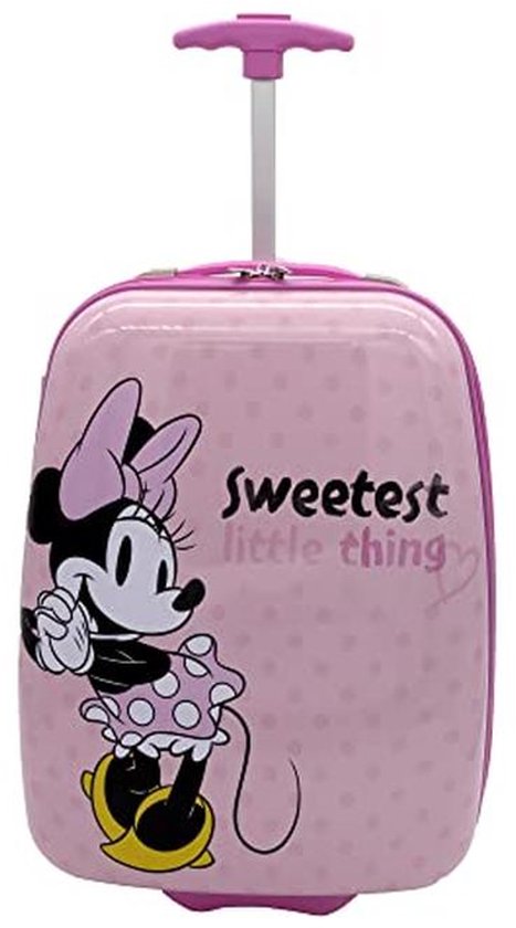 Kindertrolley met harde schaal - Handbagage met 2 wielen - Compact 20 x ...