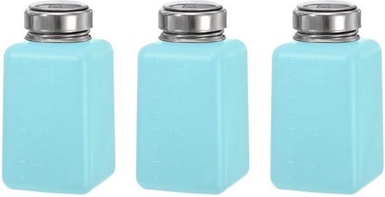 KARZO - 3 stuks 200ml alcohol drukpomp dispenser fles pers vloeistof ...