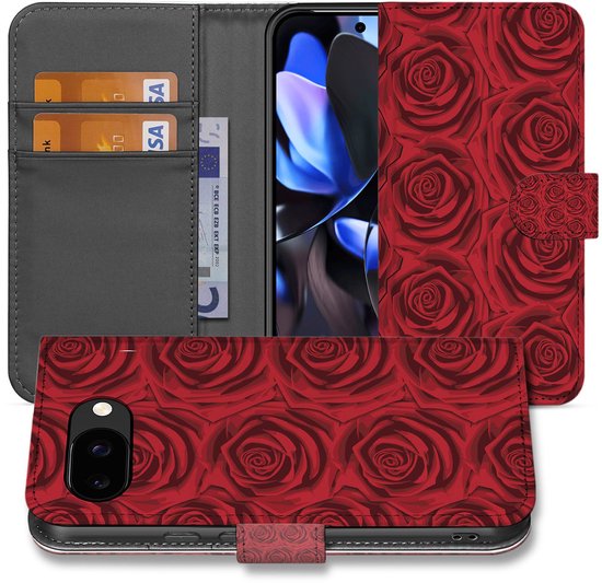 Red Roses Google Pixel 9a | Book Case | bol