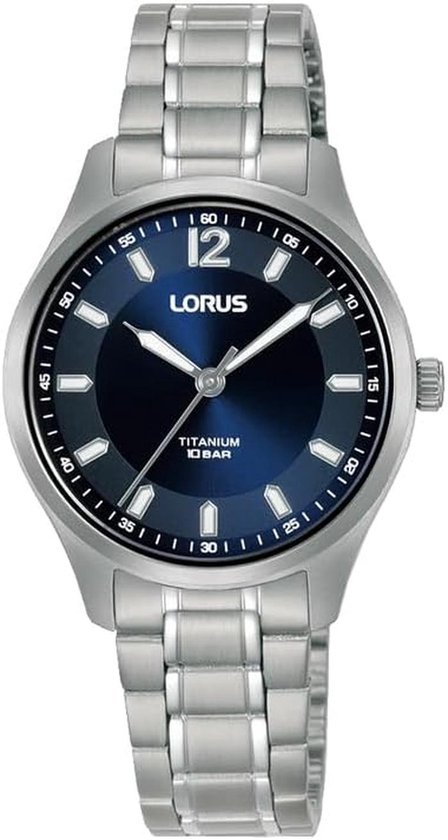 Dameshorloge met Titanium Band en Analoge Wijzerplaat | bol