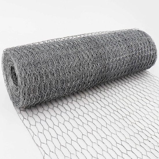 Zeshoekig Metaalgaas 20m x 100cm - Verzinkt Tuin- en Dierenhekwerk met ...