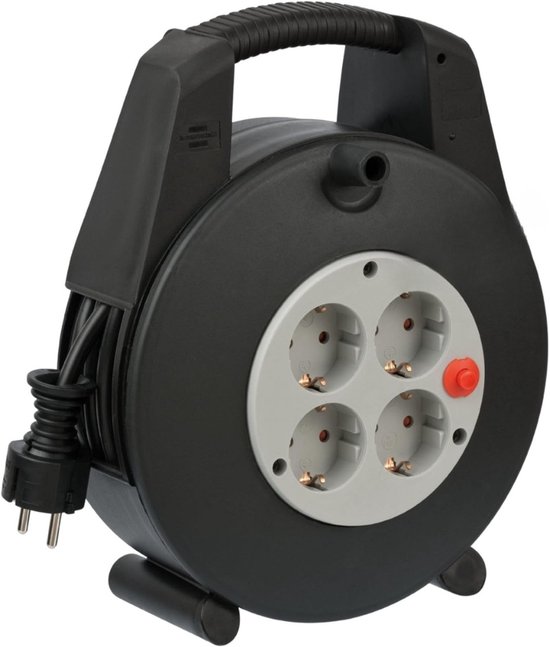 Famanu – Kabelbox mini voor binnen - 4-voudig stopcontact - 15 m ...