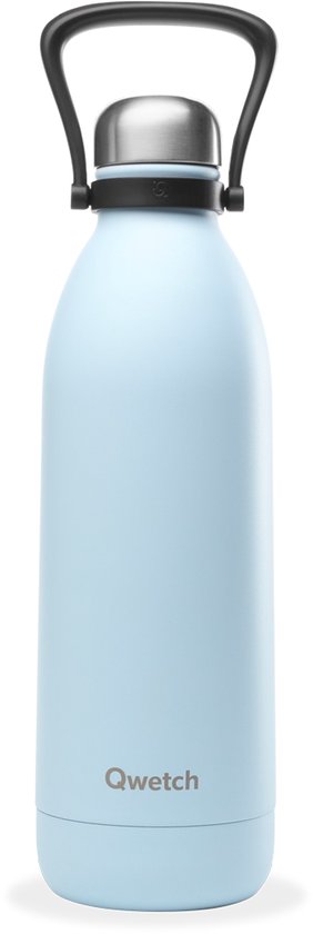 Qwetch - Isothermische fles - Titan Pastel Blauw- 1,5L | bol