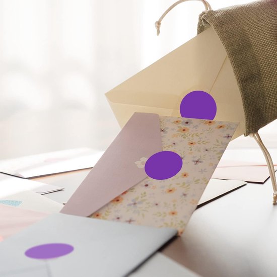 Ronde Stickers 25 mm - Kleurcodering Etiketten - 500 Stuks Zelfklevend ...