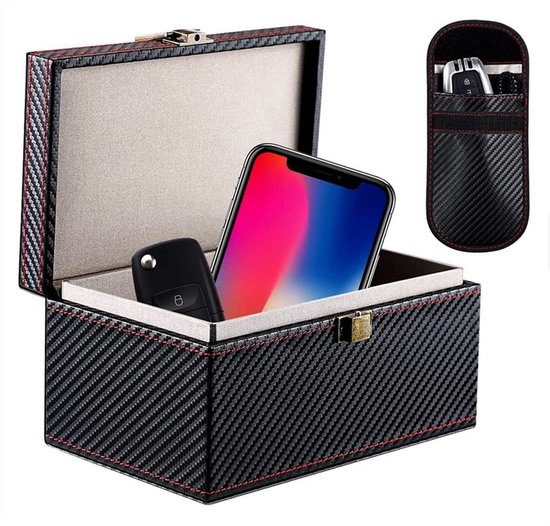 Faraday Box - Faraday Bag - Autosleutel Signaal Afscherming Box ...