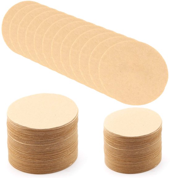 350pcs Coffee Filter Paper Round Replacement Coffee Filters Fits ...