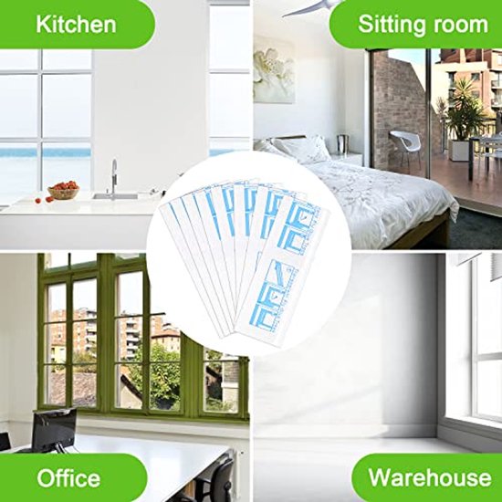 20pcs Fly Catcher Sticky Strip, Flycatcher Sticker Clear Fly Paper ...