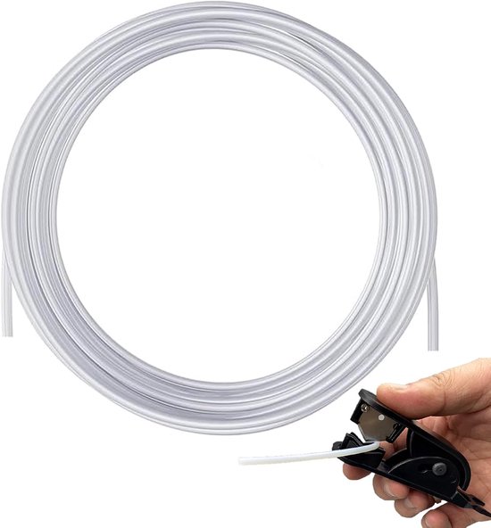 PTFE Slang 10 m met Cutter - PTFE Tube voor 3D Printer - 2.5 mm ID x 4 ...