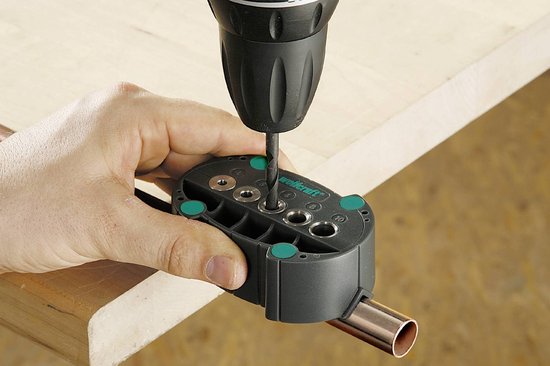 Wolfcraft Boorhulp - Boormal voor recht boren - Hulpstuk voor boren ...