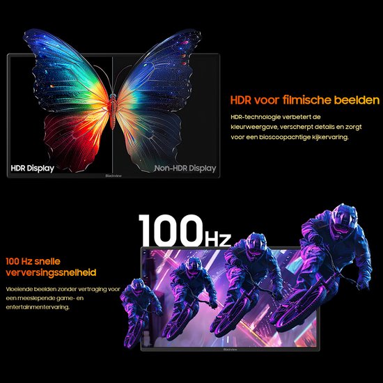 Blackview Table 10 Portable Monitor - 23,8 Inch Full HD Draagbare ...