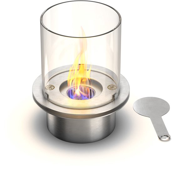 Bio-ethanolhaard tuinkomfoor voor binnen en buiten STROMBOLI Antraciet ...