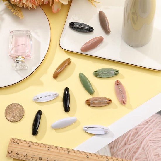 EGoods - Set van 16 Kleurrijke Hijab Pins in Diverse Kleuren - Veilige ...