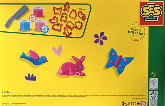 SES Creative klei met tools dieren | bol