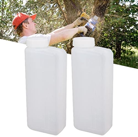2pcs 2 stroke oil gasoline fuel mix bottle professional oil mixing ...
