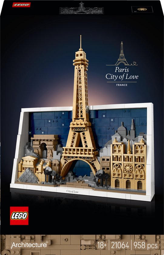 LEGO Architecture Paris – Ville de l'Amour - 21064 | bol