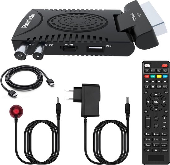 DVB-T2 H.265 HEVC FTA Full HD PVR Decoder Digitale Terrestrische TV ...
